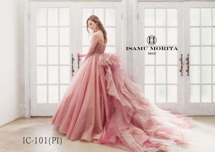 IC-101(PI)｜ISAMU MORITA BRIDE(イサムモリタブライド)のウェディングドレス