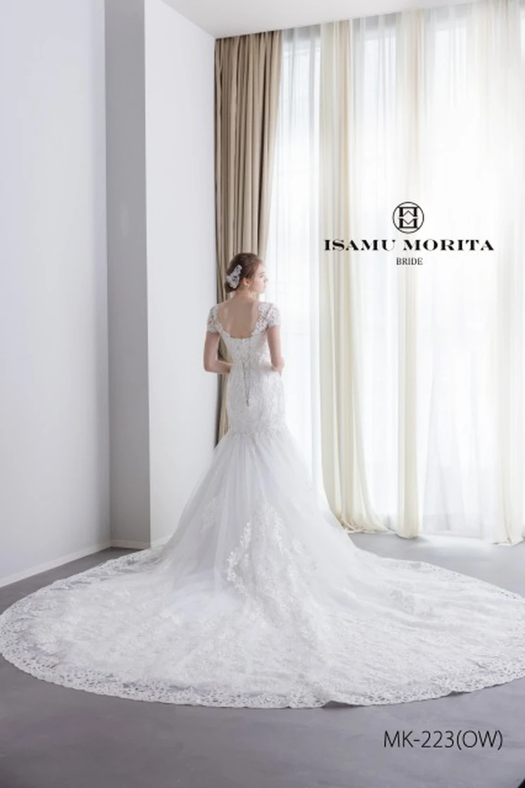 ISA ISAMUMORITA MK-223(OW) ※12月末入荷予定※｜ISAMU MORITA BRIDE(イサムモリタブライド)のウェディングドレス